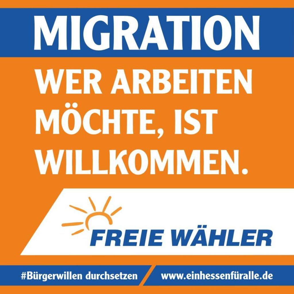 Migration ist lösbar - FREIE WÄHLER Frankfurt